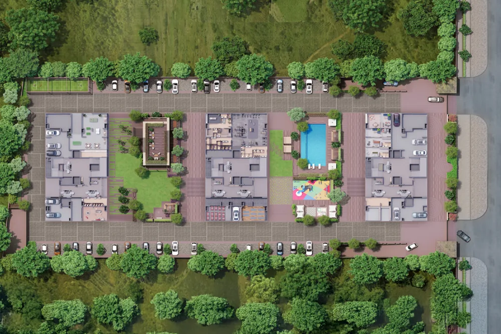 Shivalik Greenfield Spacious residential 3 & 4 BHK Sell in Shantigram ...